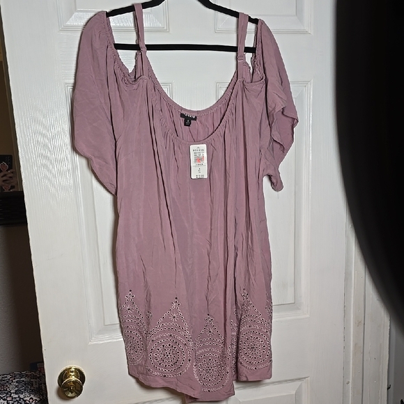 torrid | Tops | Torrid Pink Blouse With Relaxed Fit And Embellished ...